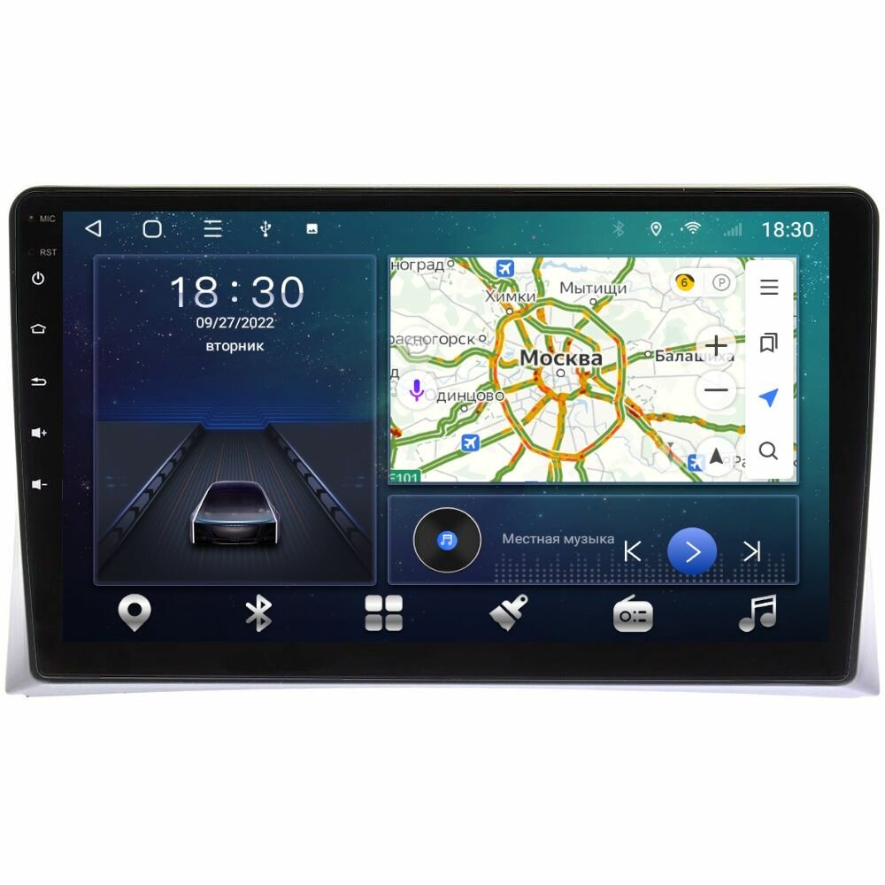 Магнитола CRS-300 Фольксваген Мультиван Volkswagen Multivan T5 2003-2015 - Android 13 - Процессор 8 ядер - Carplay - DSP 36 полос - 4G(Sim)