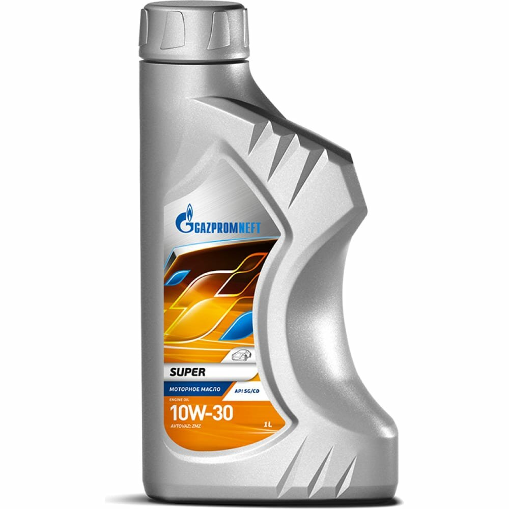 Масло Super 10W-30 1л Gazpromneft 253142138 минеральное масло для бензиновых и дизельных двигателей зимняя стабилизация