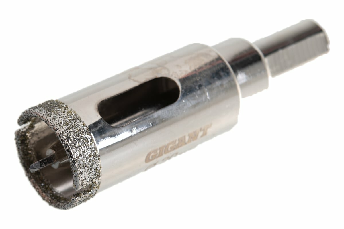 Gigant коронка алмазная по стеклу и керамике 20мм DBG 11067