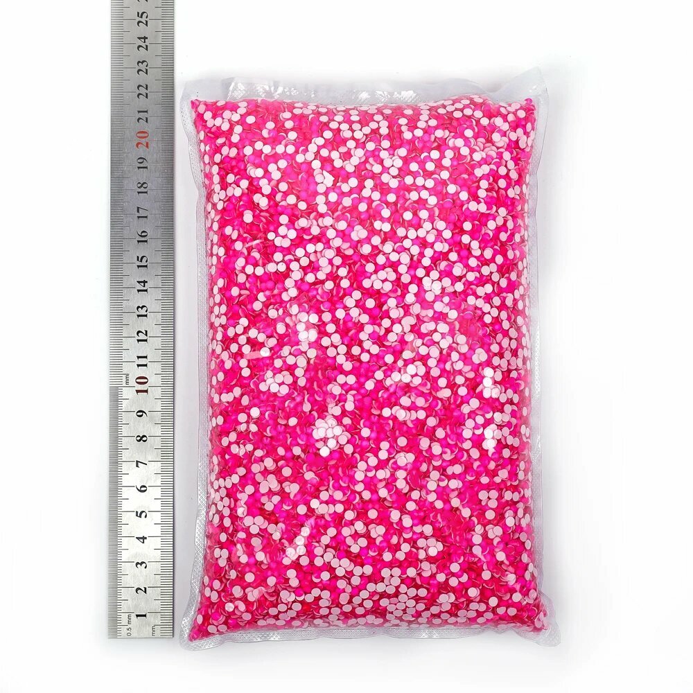 Стразы розовые Neon Fuchsia Rose SS16, 14400 шт