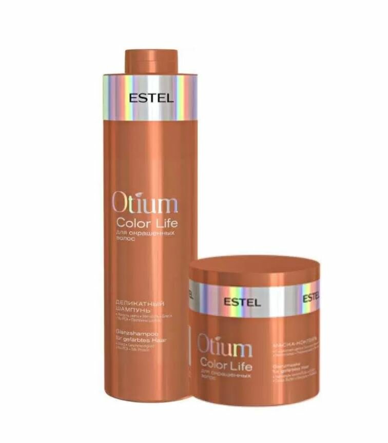 ESTEL OTIUM COLOR LIFE набор для окрашенных волос, шампунь 1000 мл + маска 300 мл