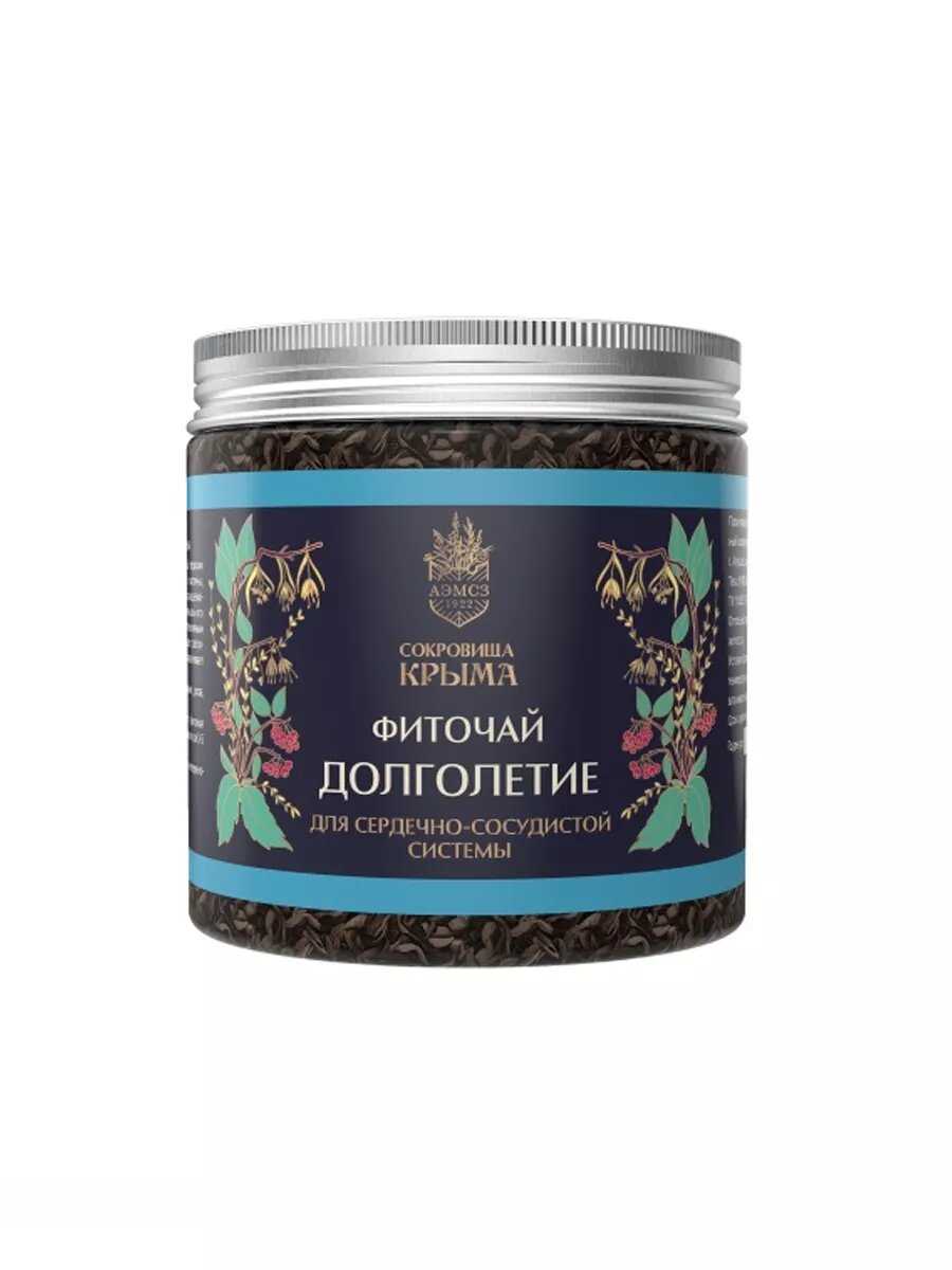 Фиточай "Долголетие" для сердечно-сосудистой системы, 90г