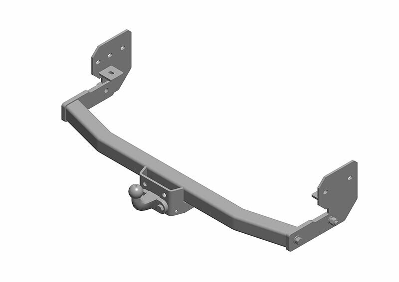 Фаркоп на MITSUBISHI PAJERO SPORT III (2015-) (без электрики, паспорт/сертификат в комплекте) Автос. MI 20