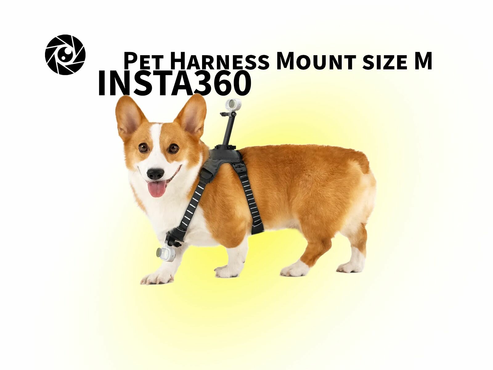 Крепление - шлейка для экшн-камер Insta360 для камеры GO 3/GO 3S для домашних животных размер М