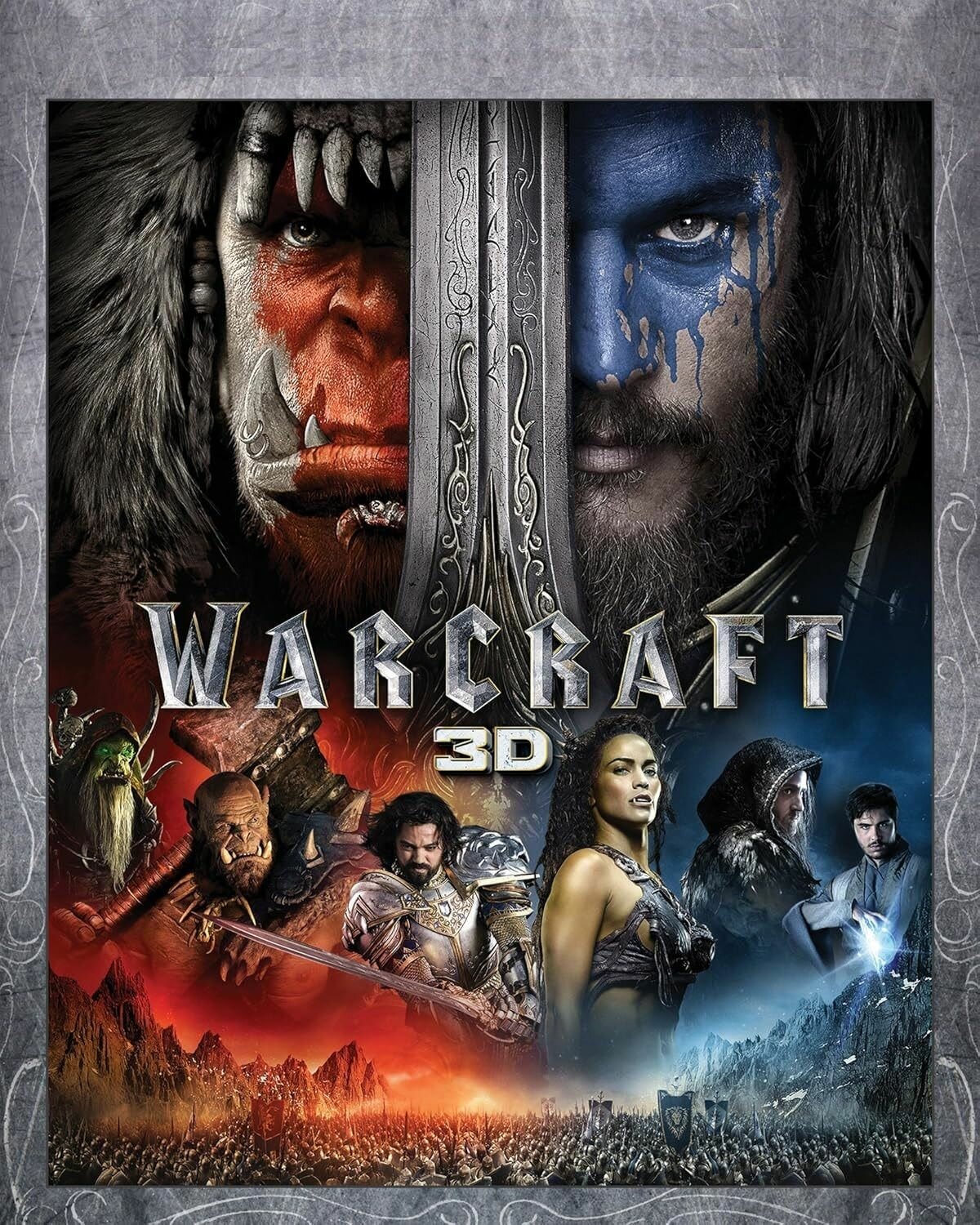 3D Варкрафт (2016) Blu-ray 50Gb (блю-рей)