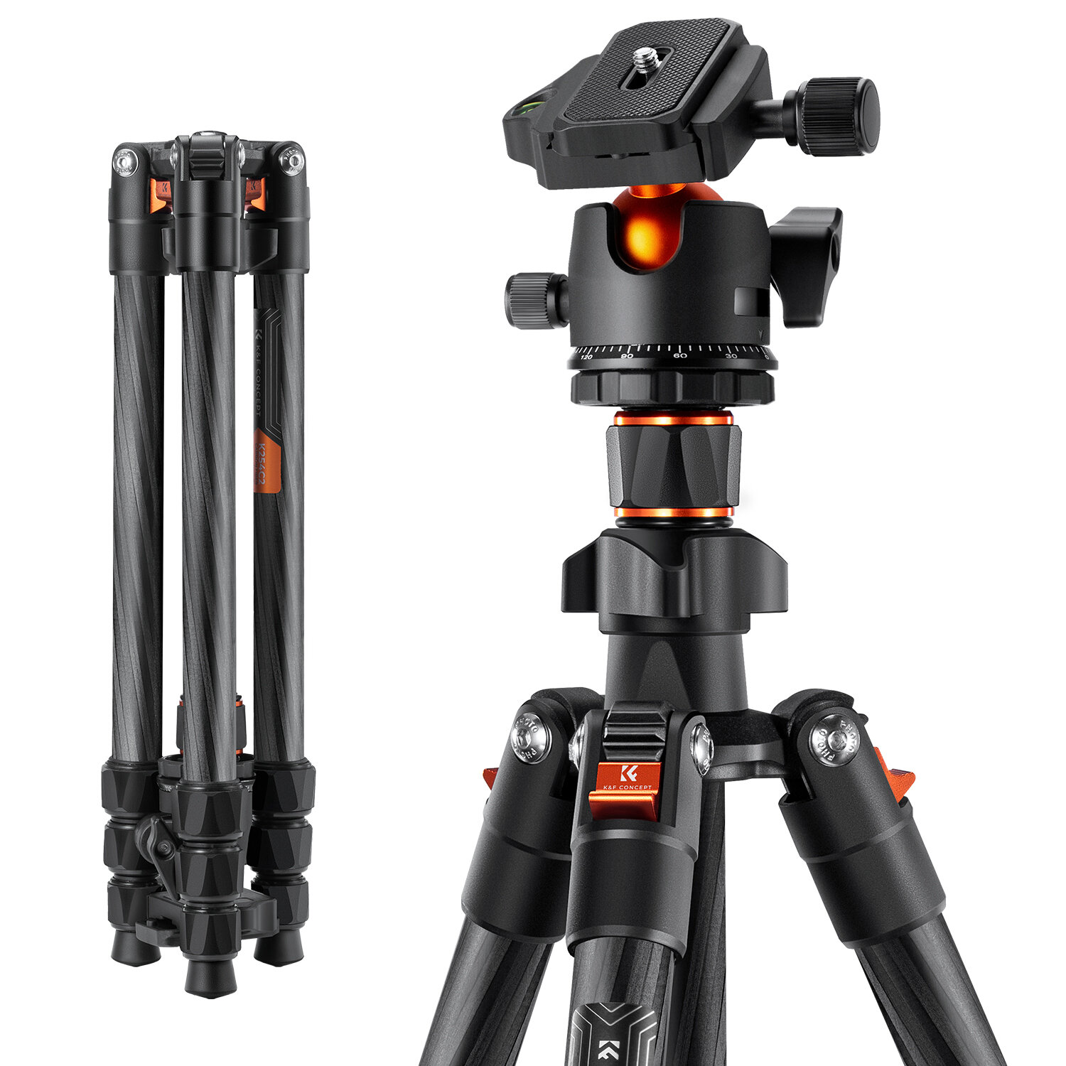 Штатив K&F Concept K254C2 + BH-36L KF09.123