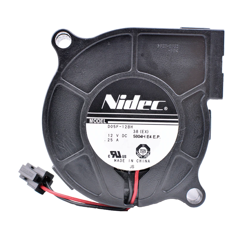 Вентилятор для увлажнителя, 3D-принтера турбинный (улитка) 5025-12V (Гидродинамический подшипник)