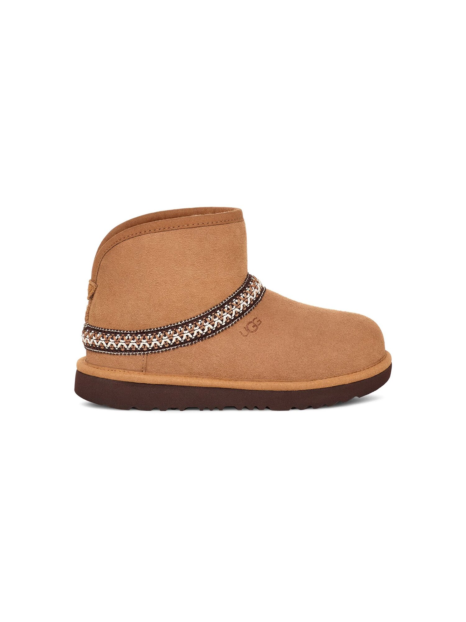 Ботинки UGG Classic Mini Crescent, размер 36 EU, коричневый — фото 1
