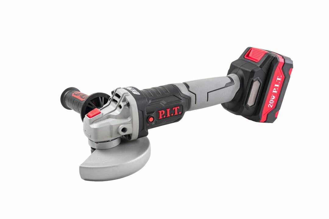 Шлифовальная угловая машина P.I.T. PWS20H-125A/1, (1 акк. 4*Ач), ЗУ, кейс