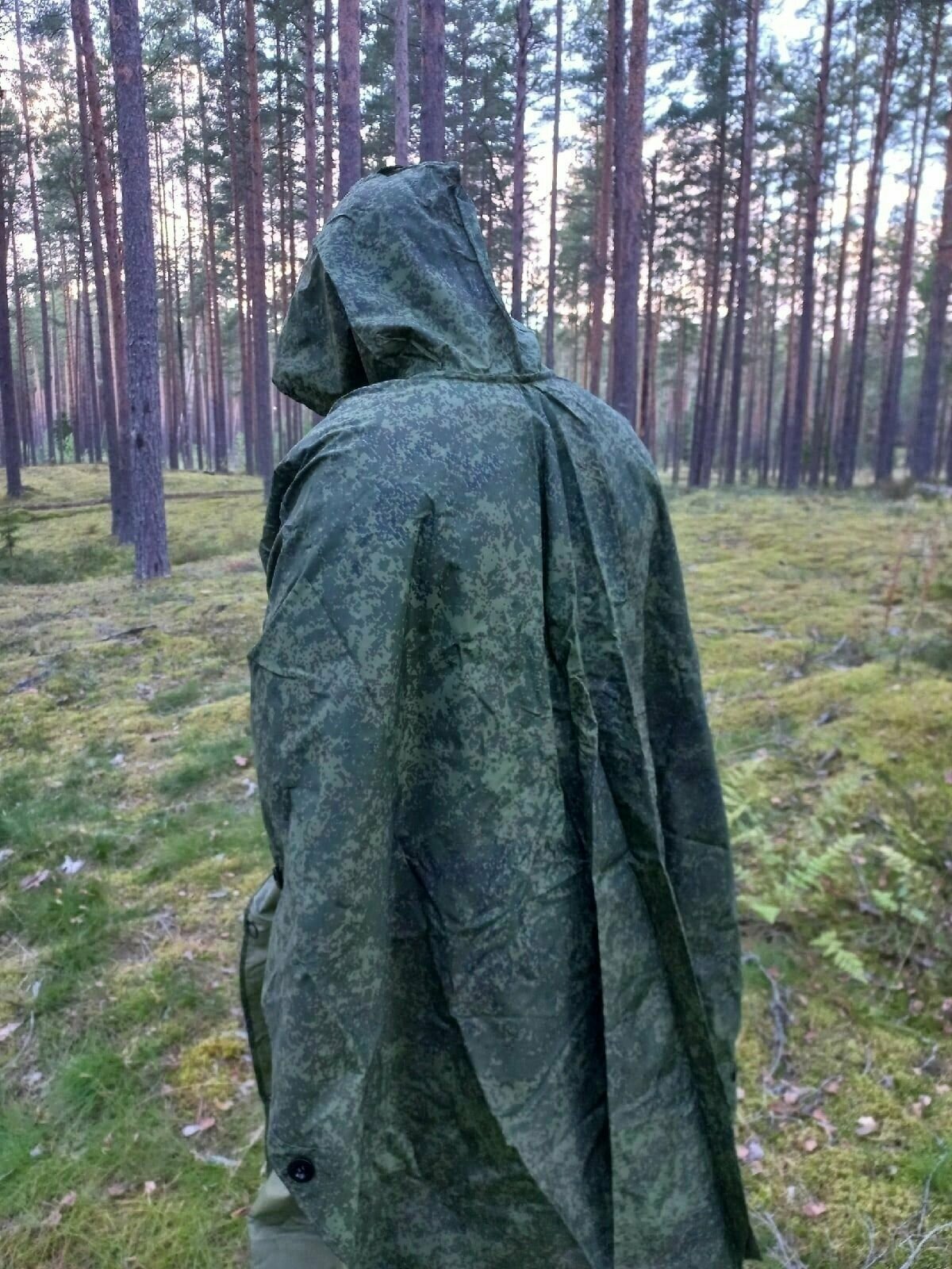 Пончо- тент - палатка 3В1 / плащ- палатка тактическая / укрытие походное / тент