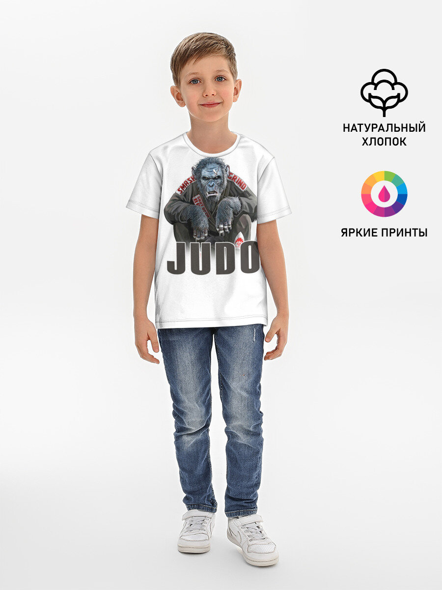 Футболка хлопковая детская Judo