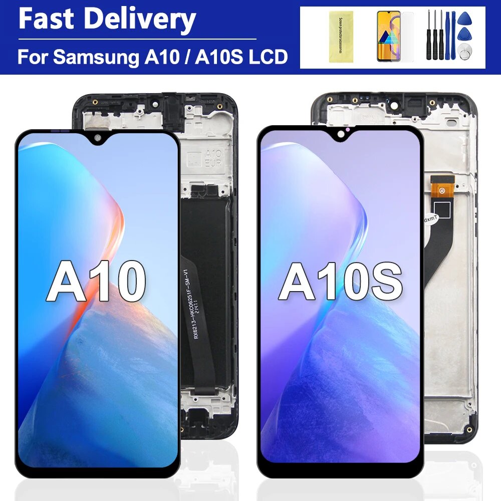 6,2 'для Samsung A10 A105F SM-A105F/DS ЖК-дисплей с сенсорным экраном дигитайзер для Samsung A10S A107F SM-A107F LCD запасные части A10 With Frame