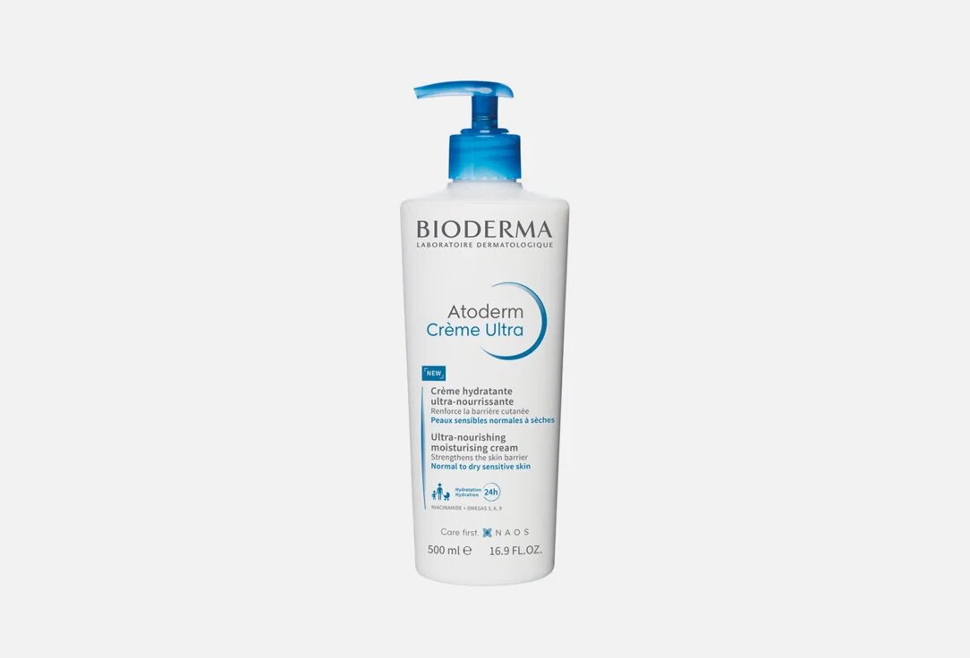 Универсальный крем Bioderma "ATODERM", для рук, для всех типов кожи, 500 мл