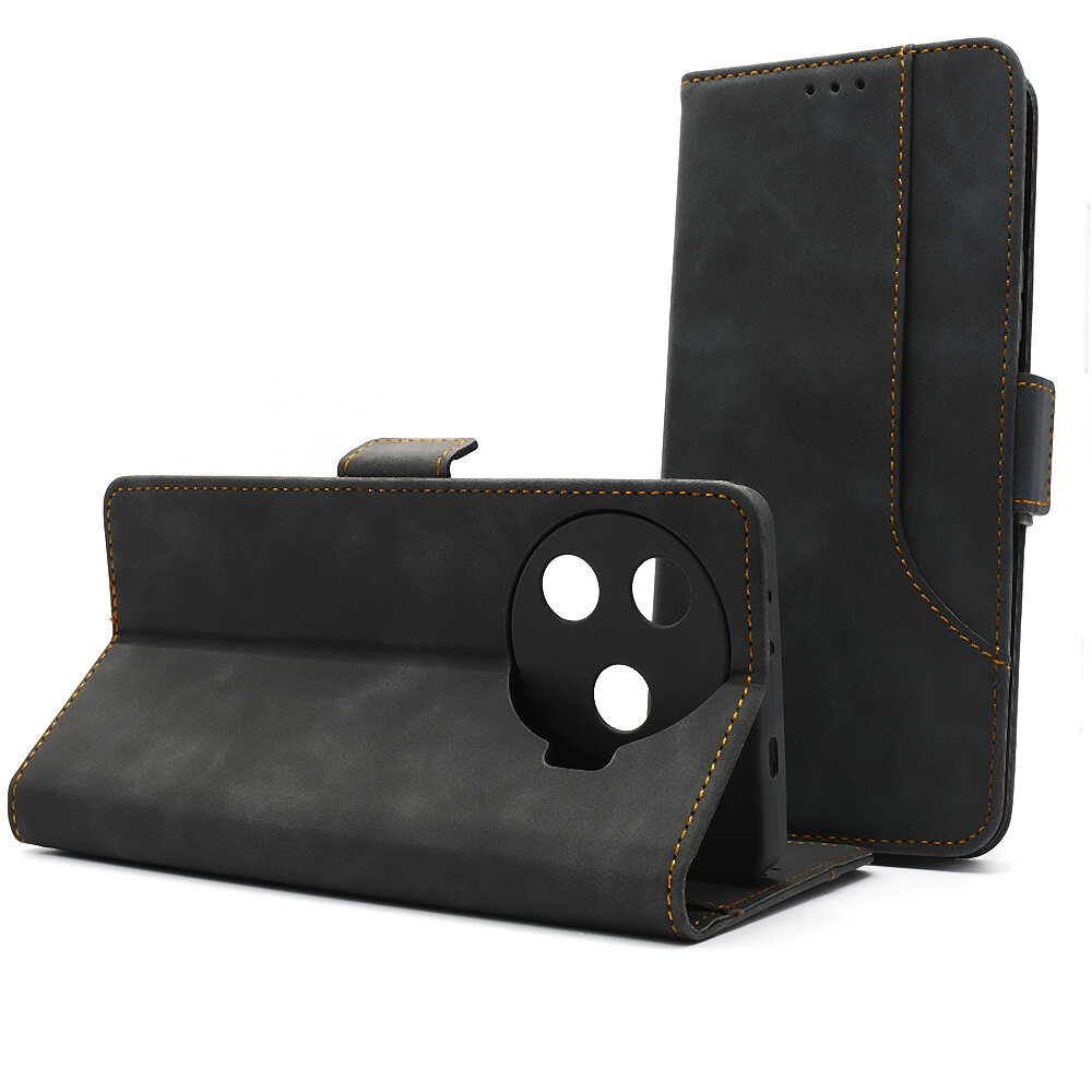 Чехол-книга NICE STYLES (магнит_боковой) для Tecno Camon 30 PRO (5G) черный