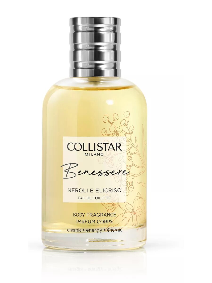 Душистая вода для тела Collistar "Benessere Neroli+Elicriso" 100 мл