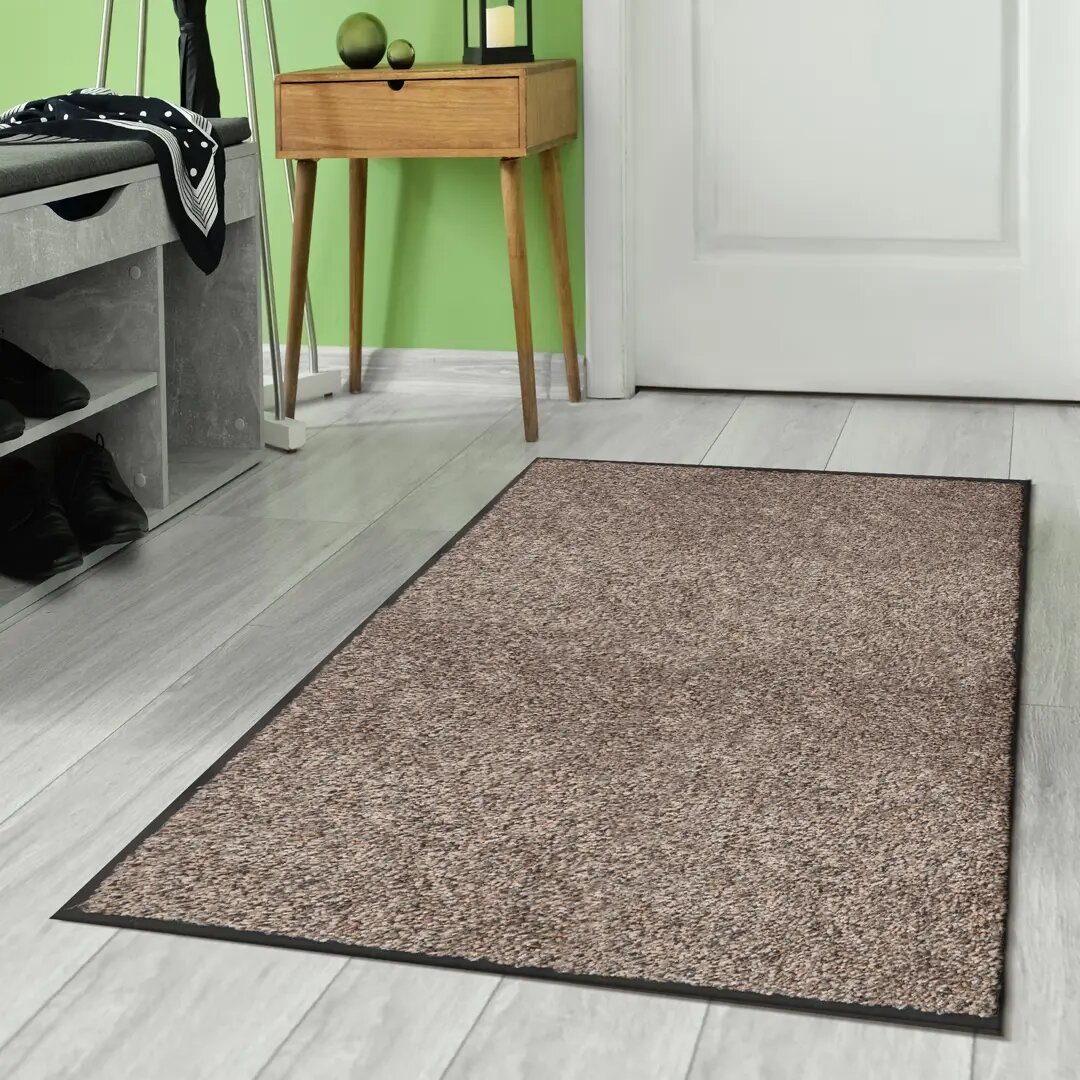 Ковер ПВХ Twist 80x120 см цвет коричневый