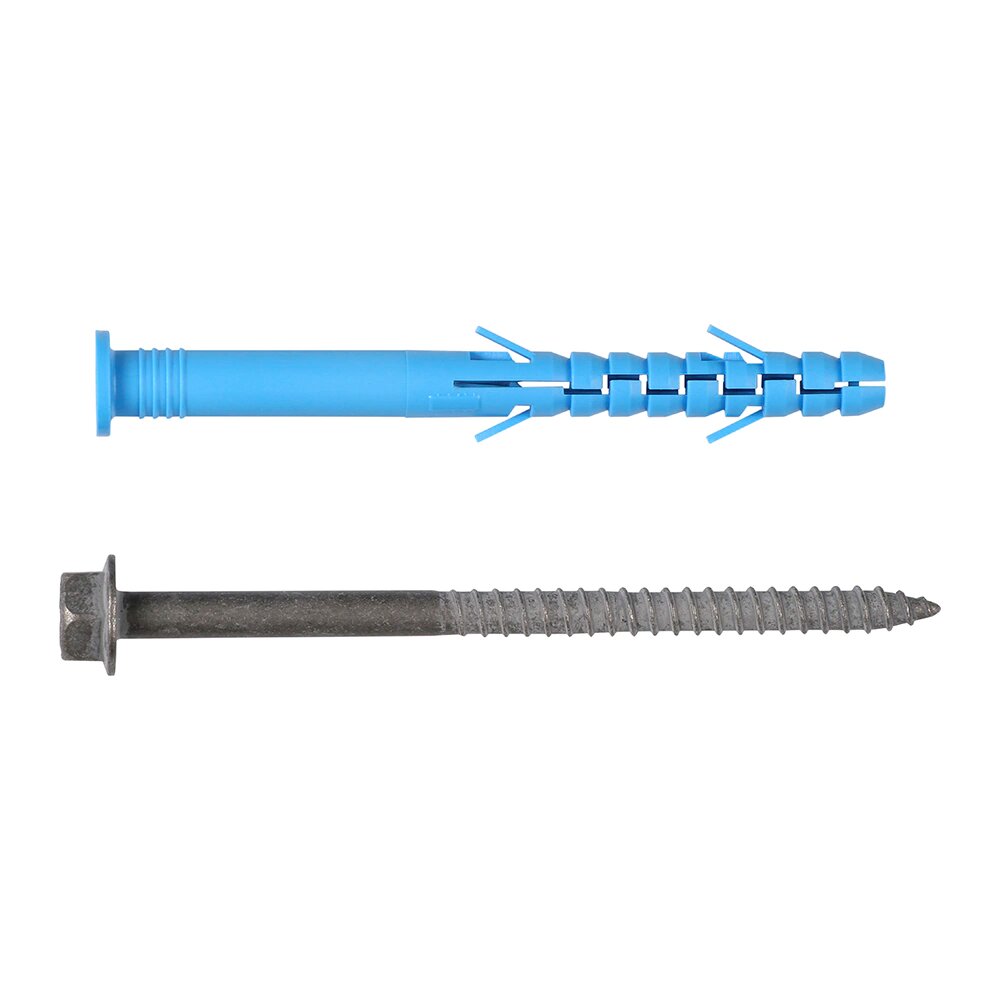 Дюбель фасадный европартнер 10х100 мм с шурупом 7х105 мм 4 шт