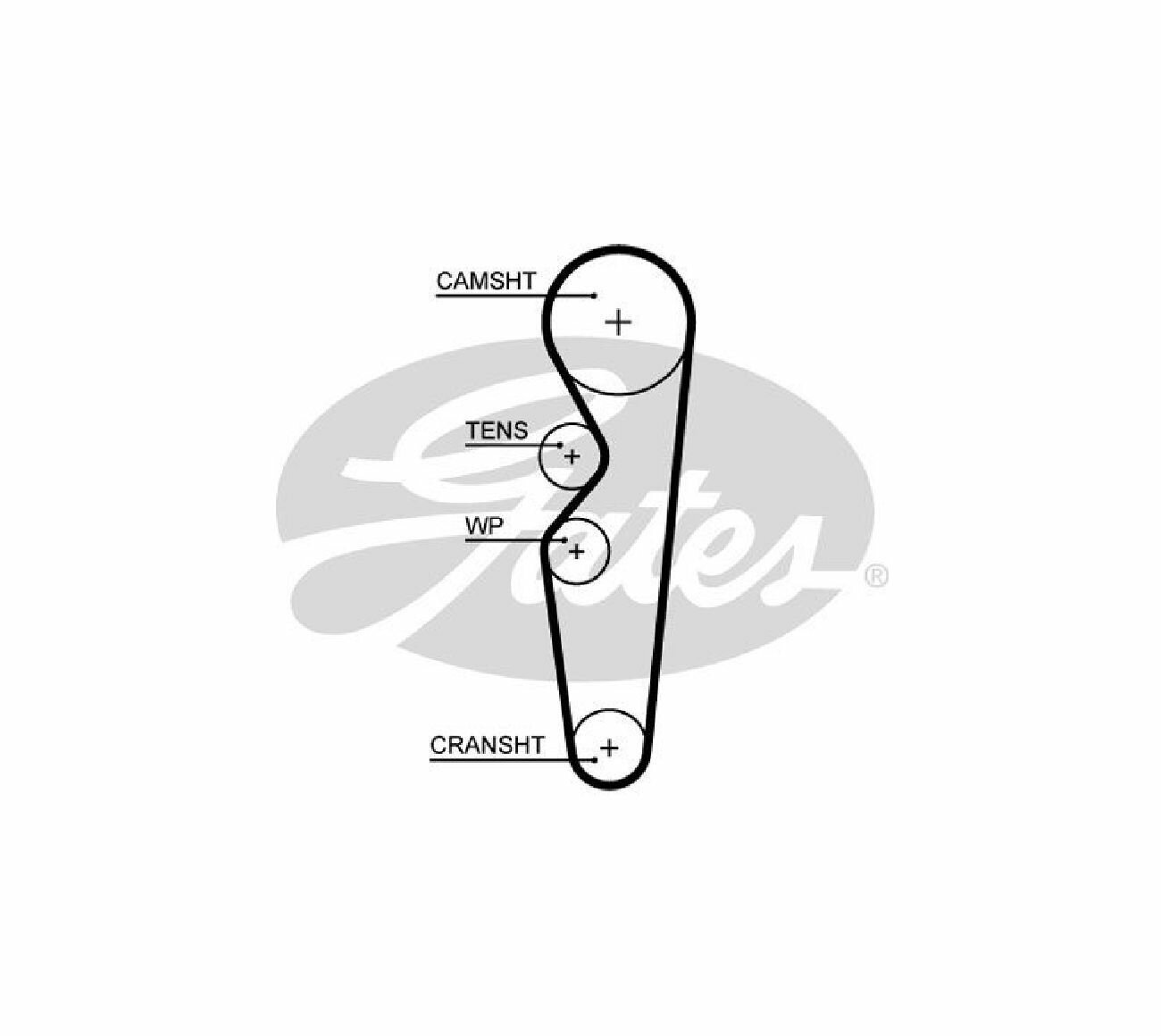 Комплект ремня ГРМ CHERY 03-