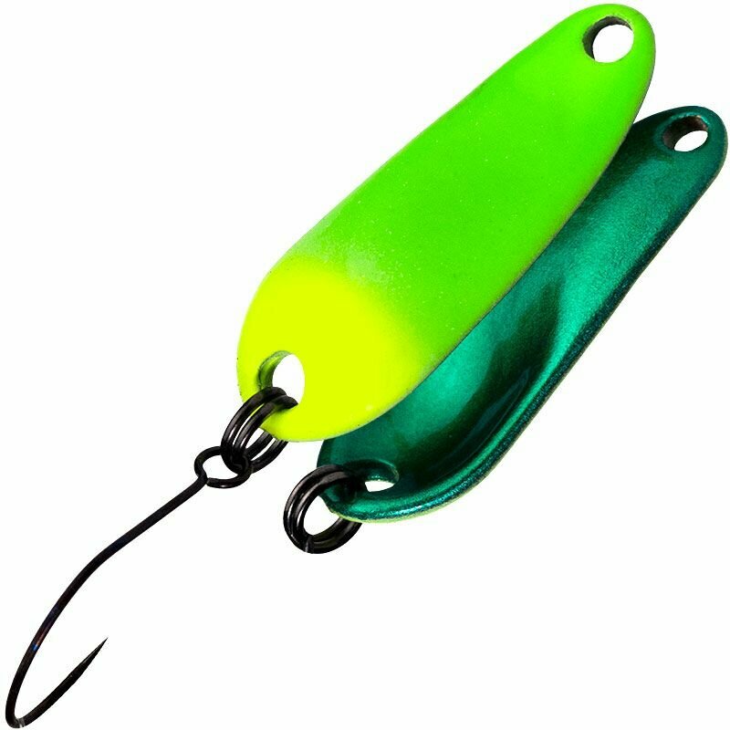 Блесна из латуни на форель, покрыта золотом и серебром RB Корсар 3,8гр - 439