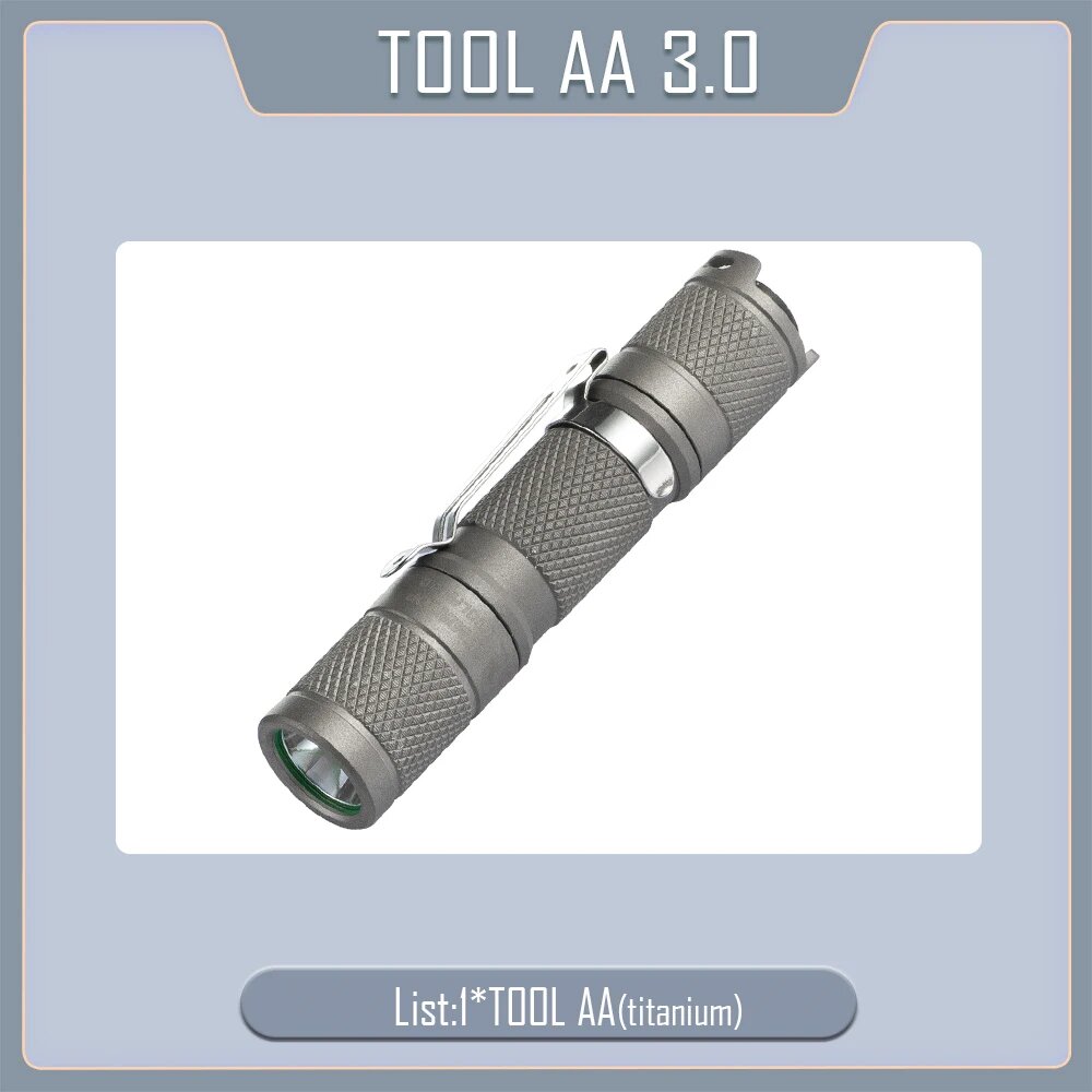 LUMINTOP титановый перезаряжаемый фонарь 900 люмен without battery