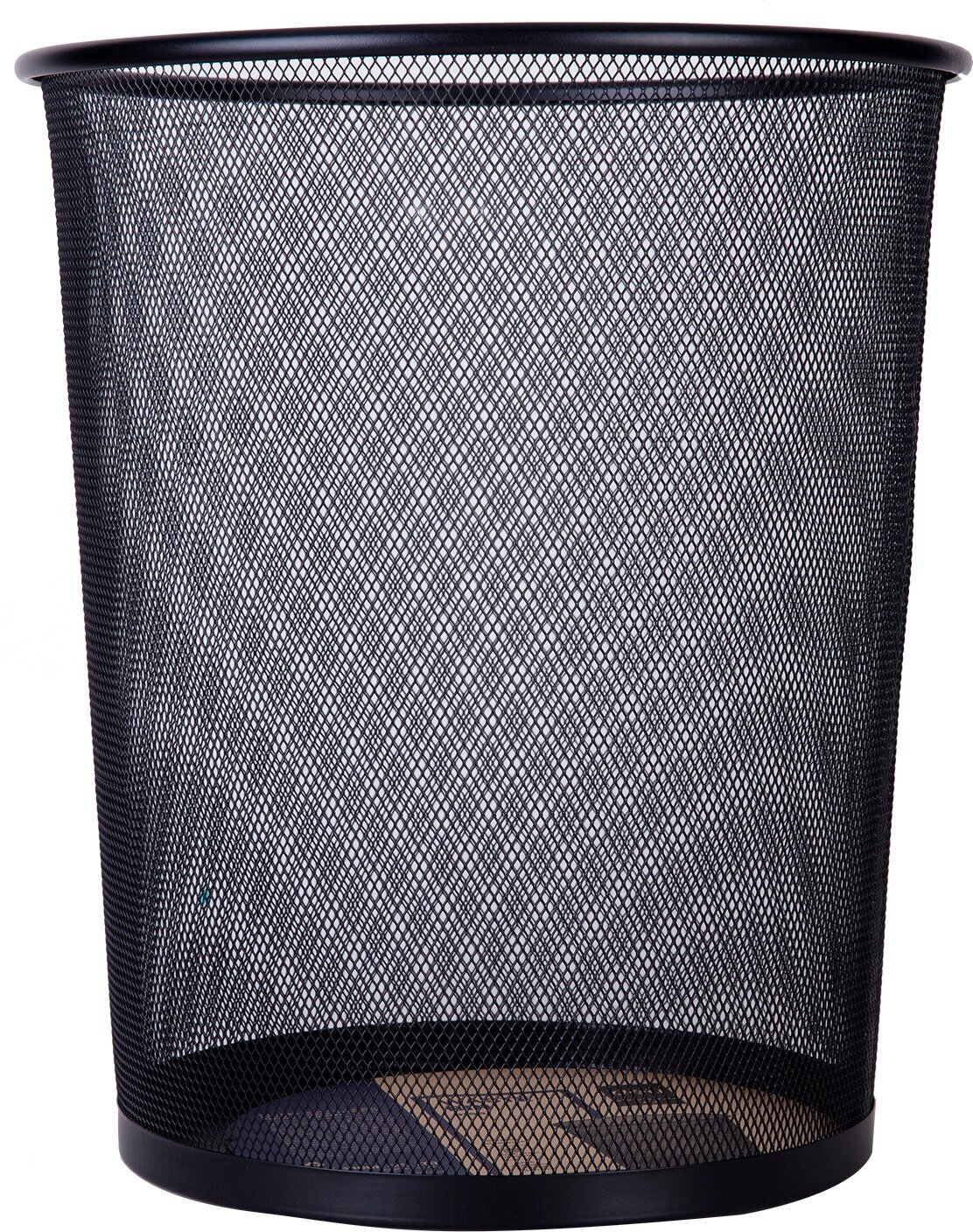 Корзина для бумаг Deli E9189 круглая 16л. мет. сетка черный E9189