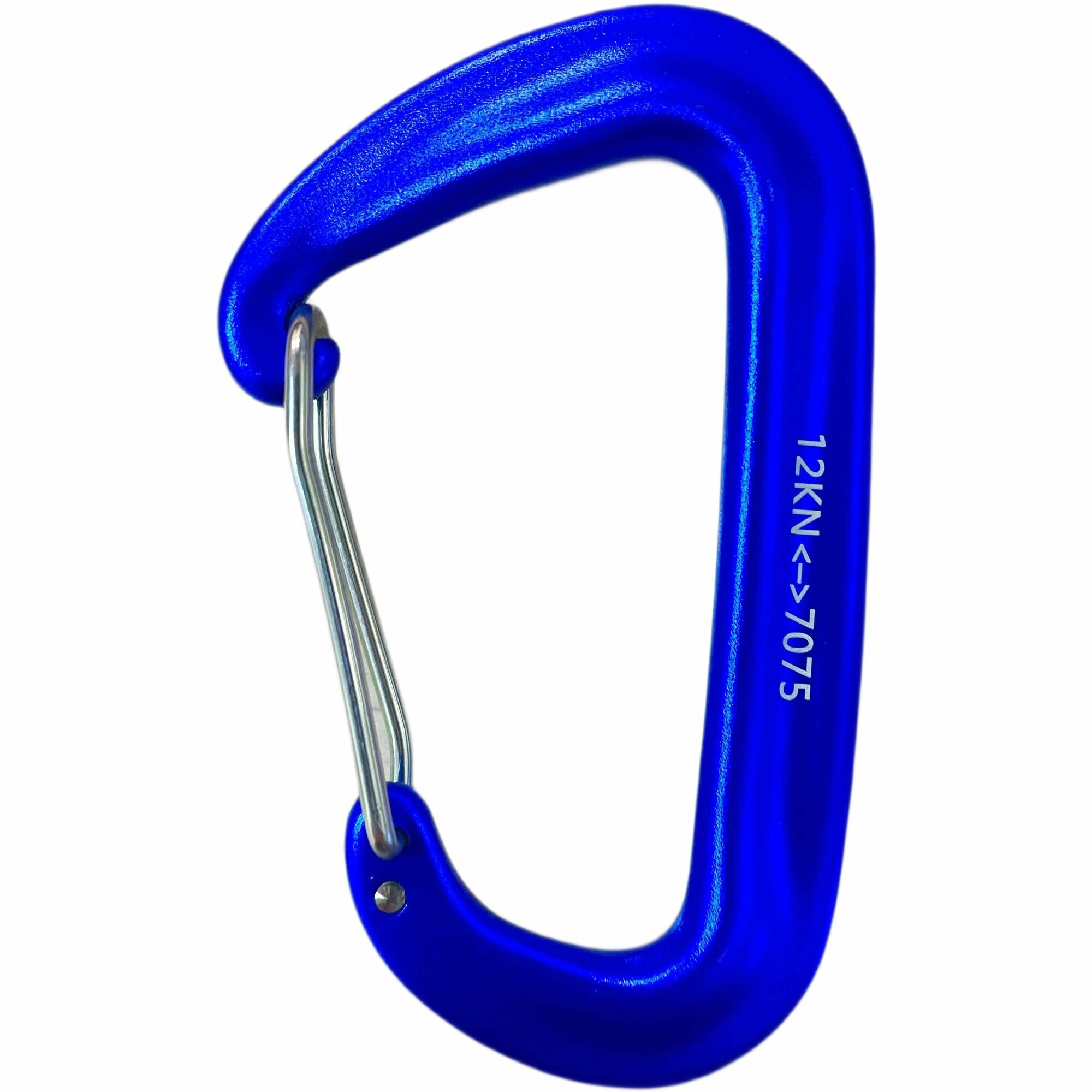 Карабин вспомогательный, дюралевый с проволочной защелкой 12 kN