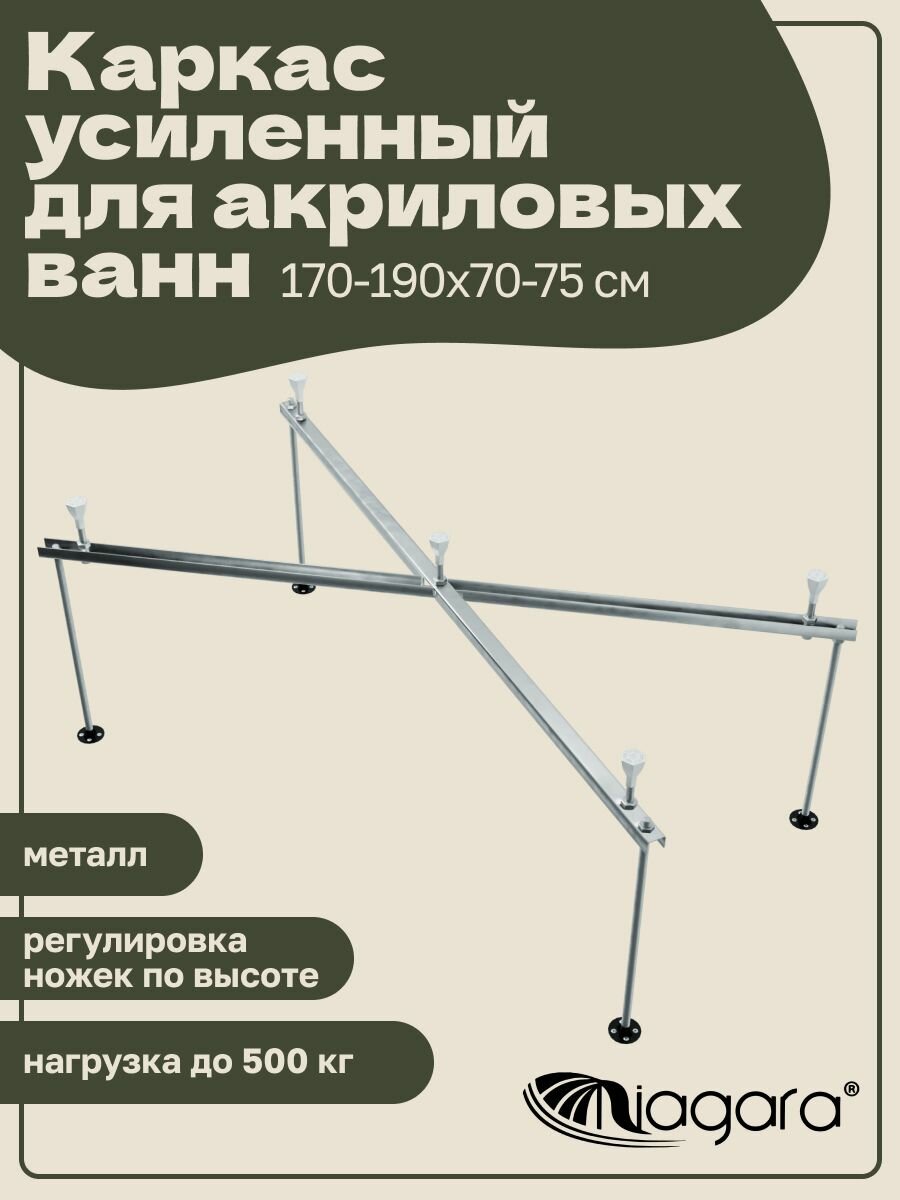 Каркас усиленный Niagara NG-K17-19 универсал.(170-190х70-75 см)