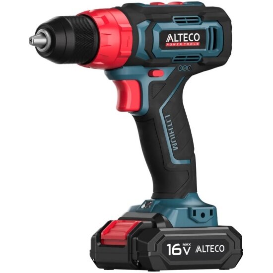 Аккумуляторная ударная дрель шуруповёрт Alteco CID 16-28