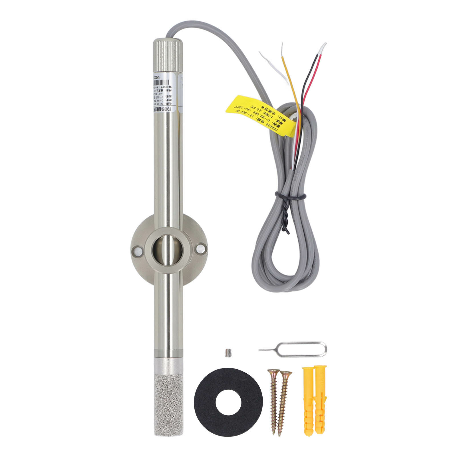 Temperature Humidity Sensor 4‑20mA Output IP68 Waterproof 15‑30V DC Transmitter Probe