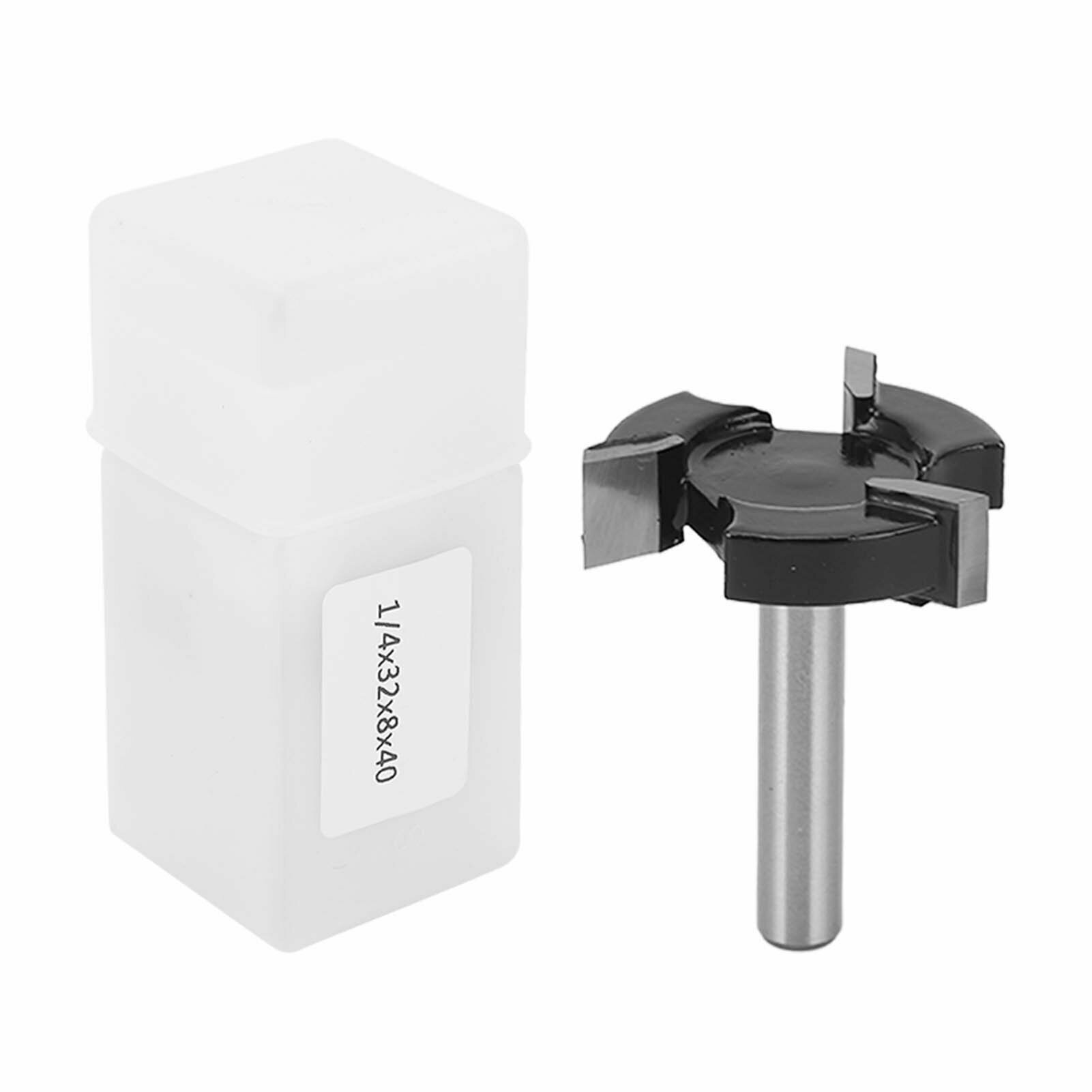 Фреза с хвостовиком 6,35 мм, сверло-спойлер с 3 пазами, сверло для выравнивания плит, шиповое сверло, сверло по дереву с 3 пазами