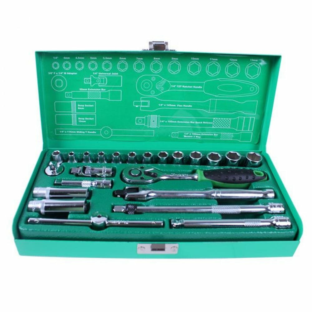 Набор инструмента ProsKit SK-22301M, 23 предмета, металлический кейс