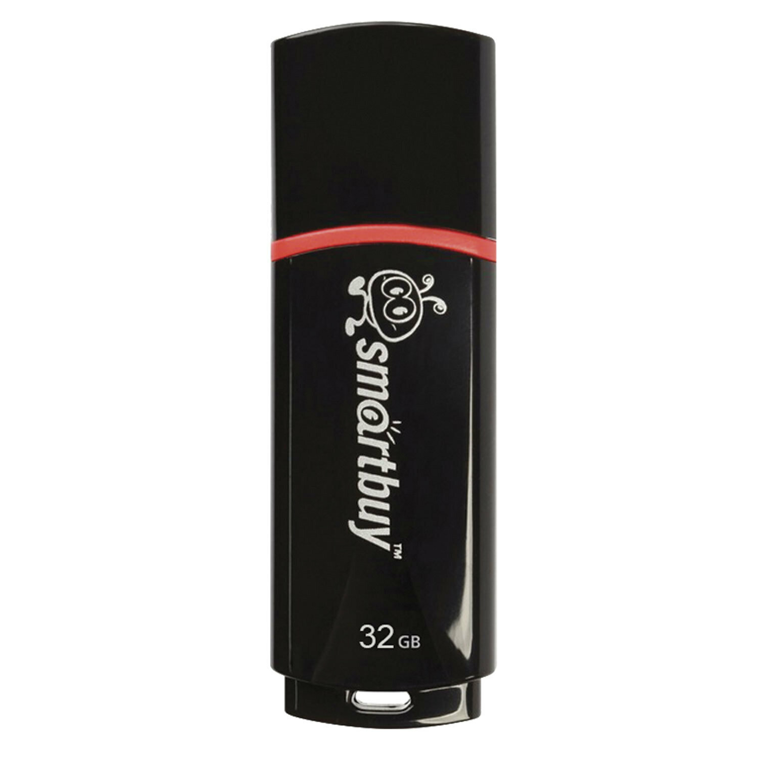 Флеш-карта SmartBuy 32 гб, Crown, USB 2,0, черный, (SB32GBCRW-K)
