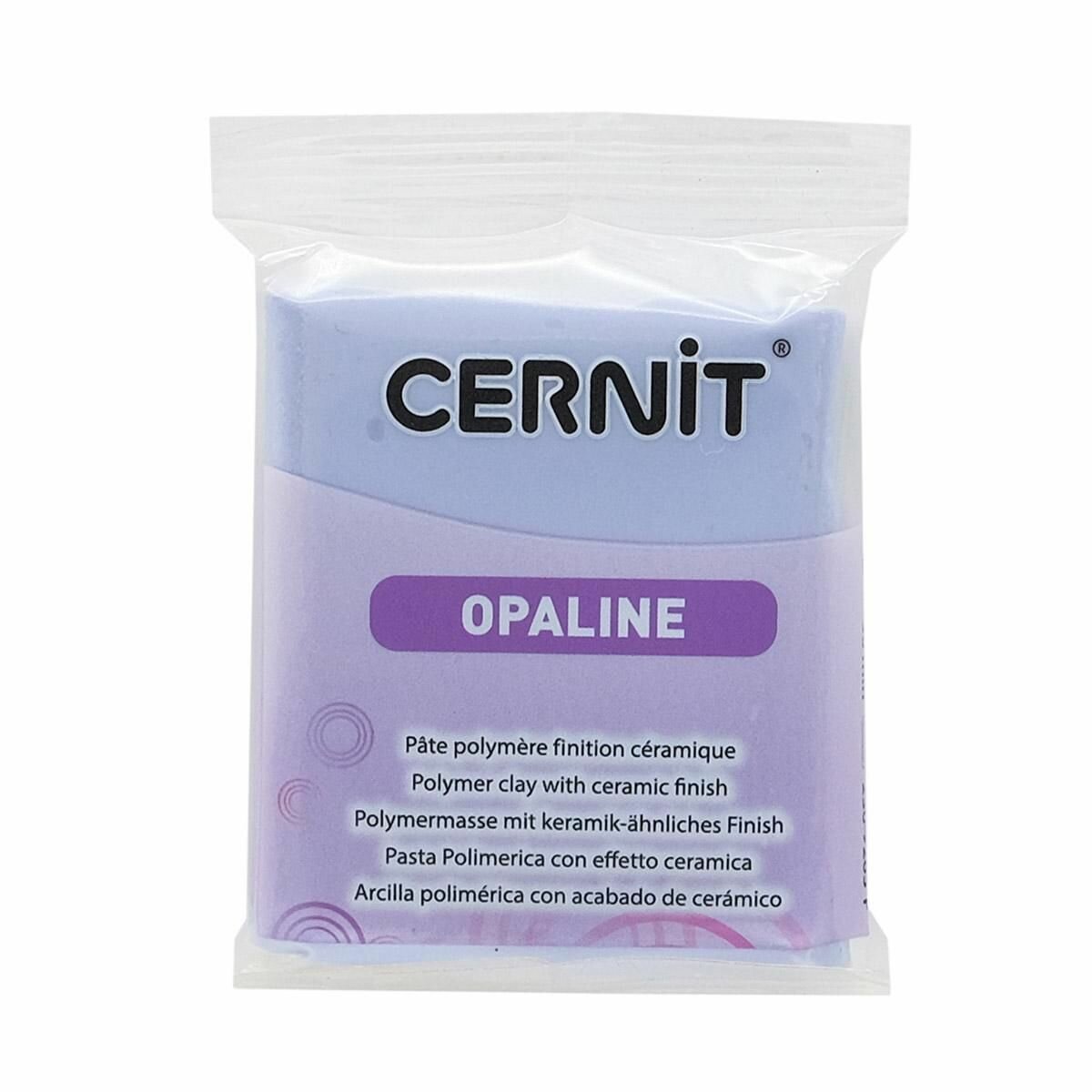 Пластика Cernit "Opaline", полимерная, запекаемая, цвет 223, сине-серая, 56 г, CE0880056