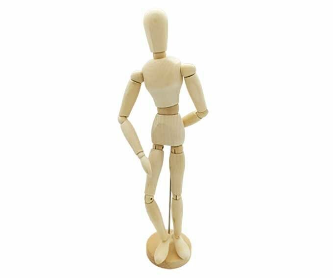 Манекен INTELLIGENT "Человек", 40 см, дерево (DB-233)