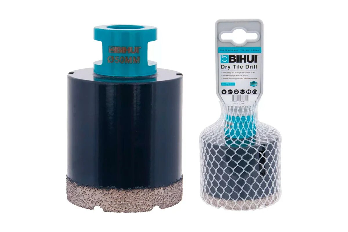 Алмазная коронка по керамограниту вакуумная пайка Bihui 75 мм (DBDF75)