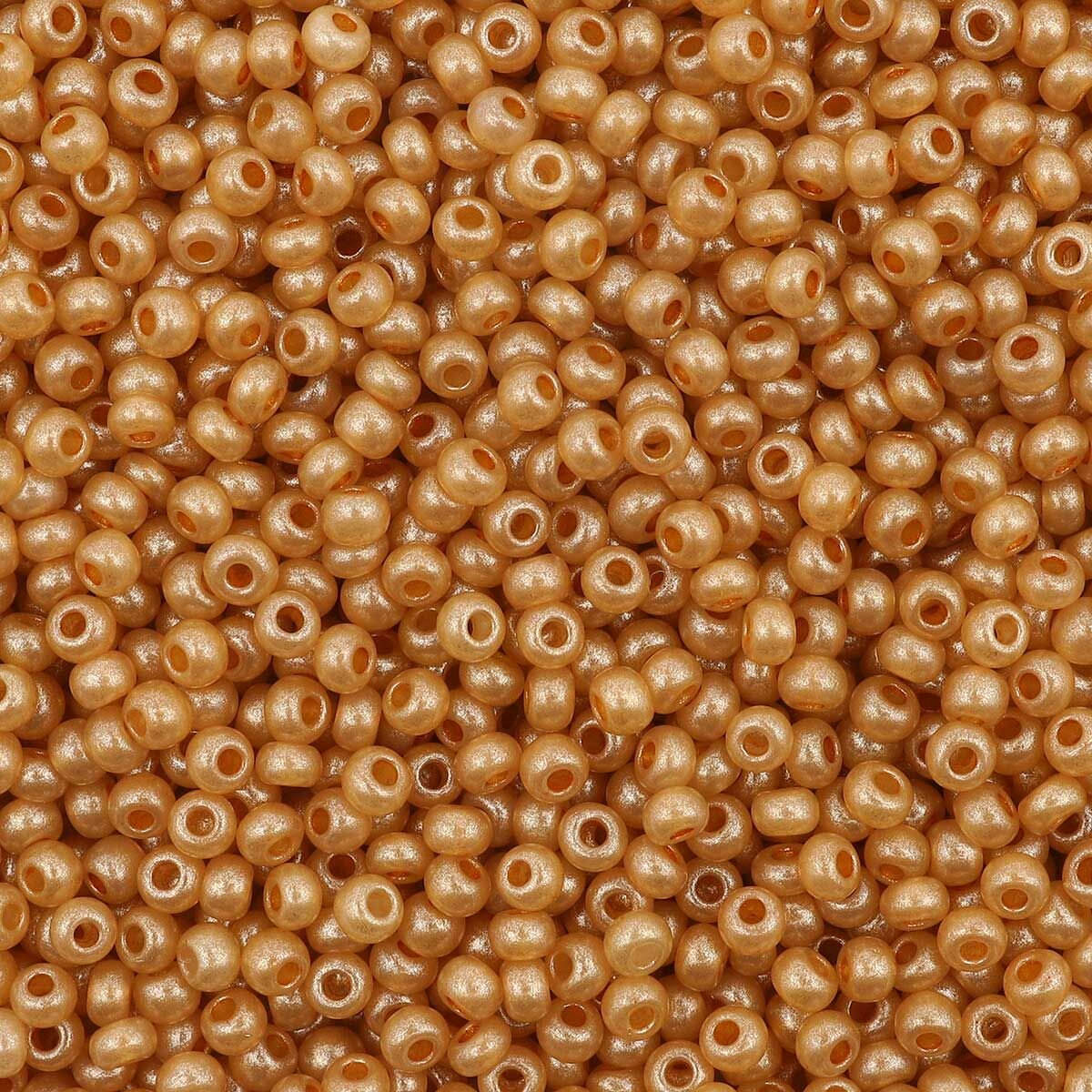 Бисер алебастр с цветным покрытием 10/0, Preciosa (17783), круглое отверстие, 50г