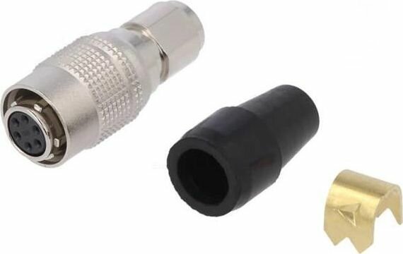 Разъем HIROSE HR10A-7P-6S(73) Разъем: круглый вилка HR10 "мама" PIN: 6 push-pull 2А пайка 1шт