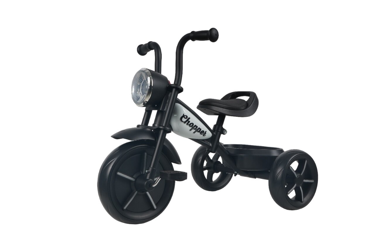 Детский трехколесный велосипед CHOPPER, с фарой со светом и звуком, от 1 года