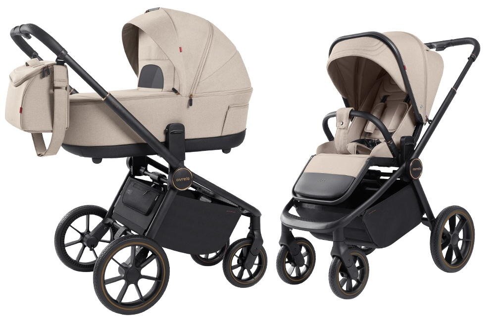 Коляска 2 в 1 Carrello Epica CRL-8510/2025, Almond Beige (Бежевый), для детей с рождения 0+