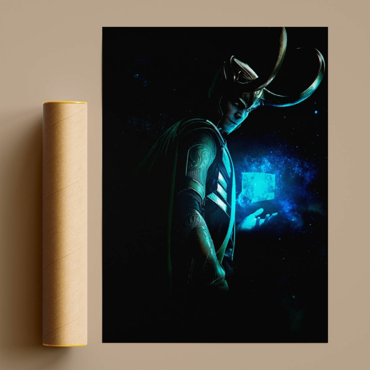 Постер Локи 50х70 см без рамы/ Loki постер для интерьера, в подарок