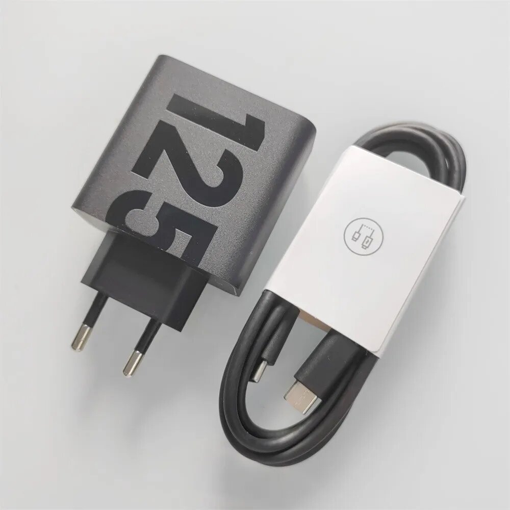 Для Motorola Edge 50 Pro X50 Ultra 125 Вт Быстрое зарядное устройство ЕС Адаптер питания PD Тип C Кабель Для Moto X30 X40 Pro Razr50 S50 Neo Lenovo EU Add 1.5M Cable