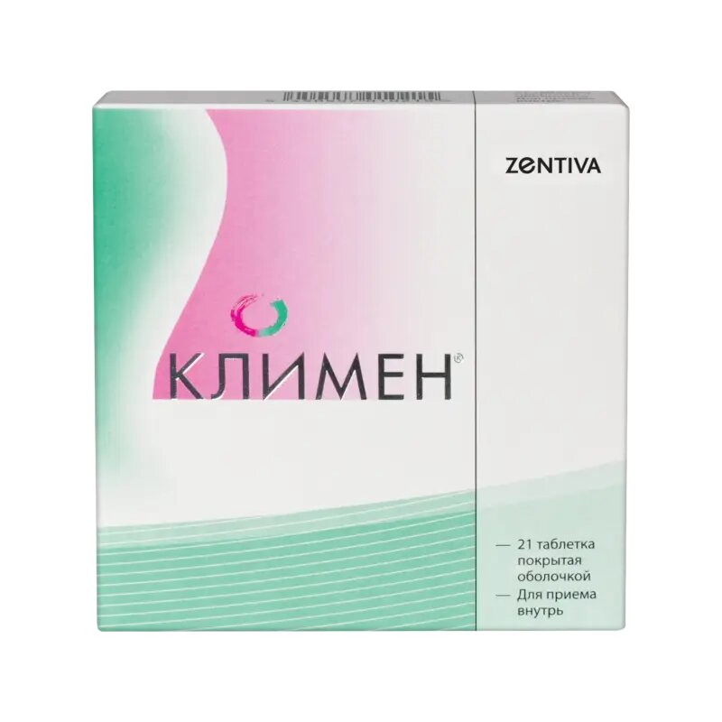 Климен таблетки покрыт. об. 21 шт