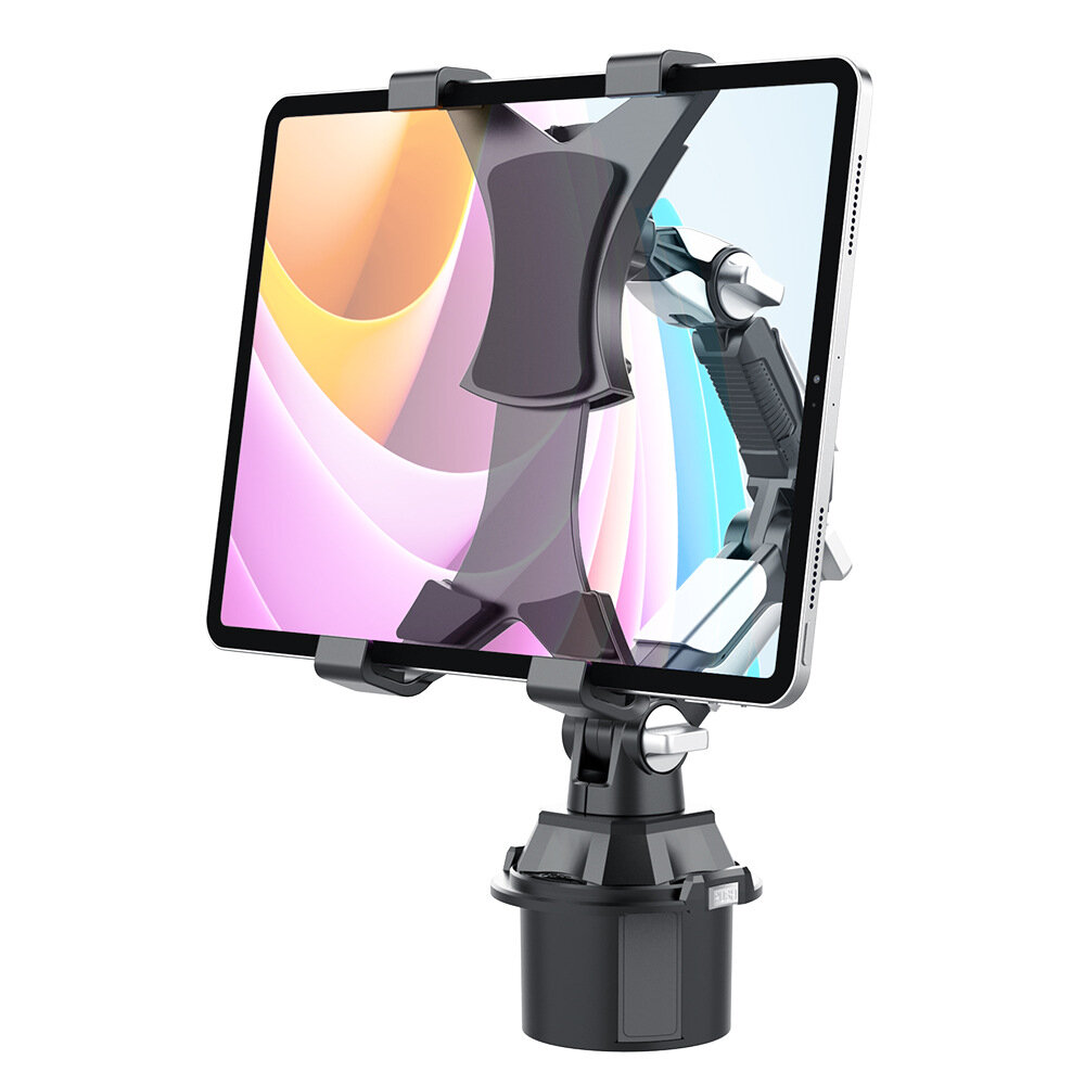 Универсальный держатель для телефона и планшета в авто с регулируемым кронштейном