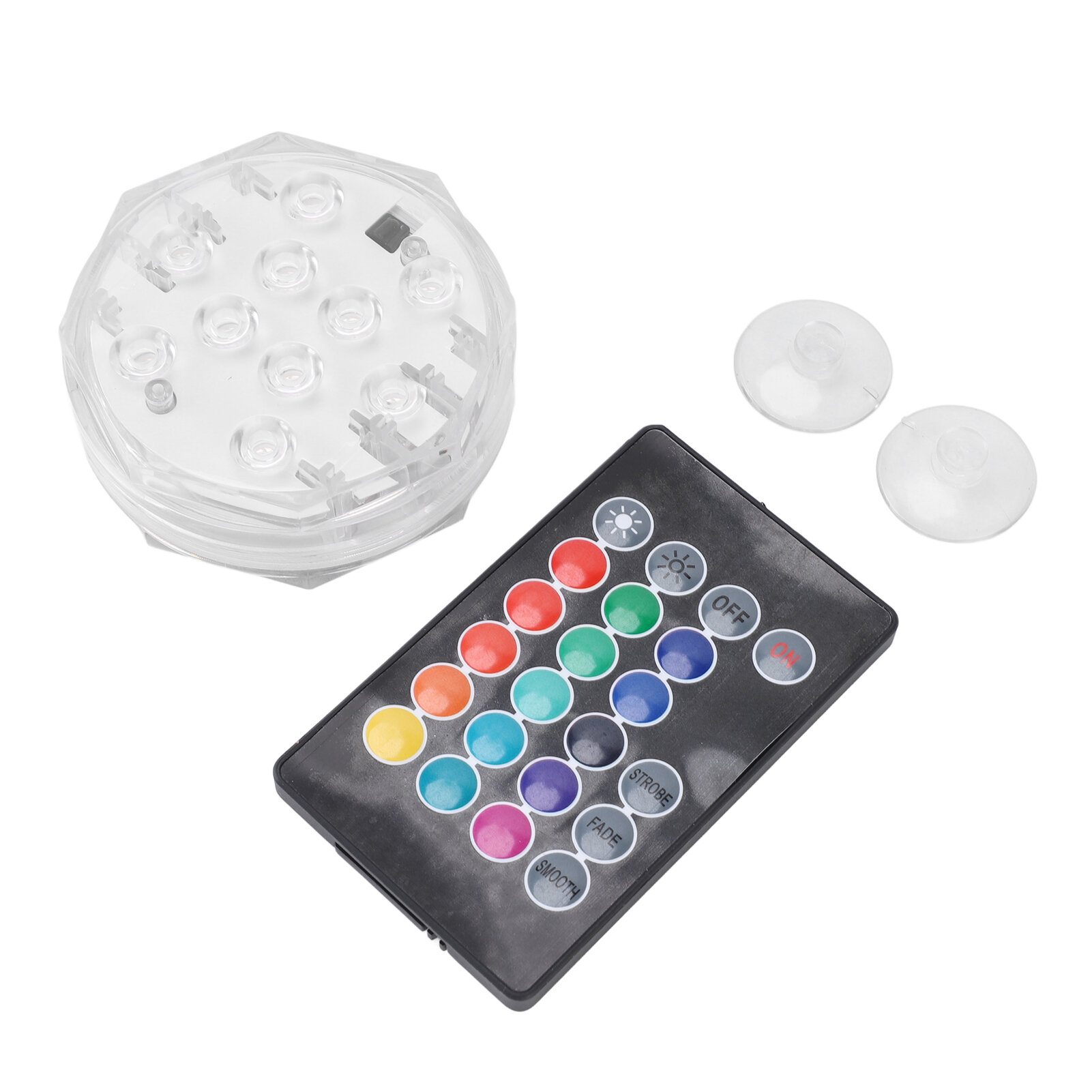 Светодиодный погружный свет с удаленным 3 динамическим 15 статическим RGB Effect Effect Effect Exatural Light Light для внутреннего наружного украшения IP68 водонепроницаемость