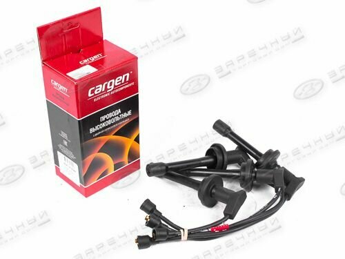 Провода свечные высоковольтные бронепровода 4091 дв. УАЗ "Сargen" силикон. (с након.) (к-т)