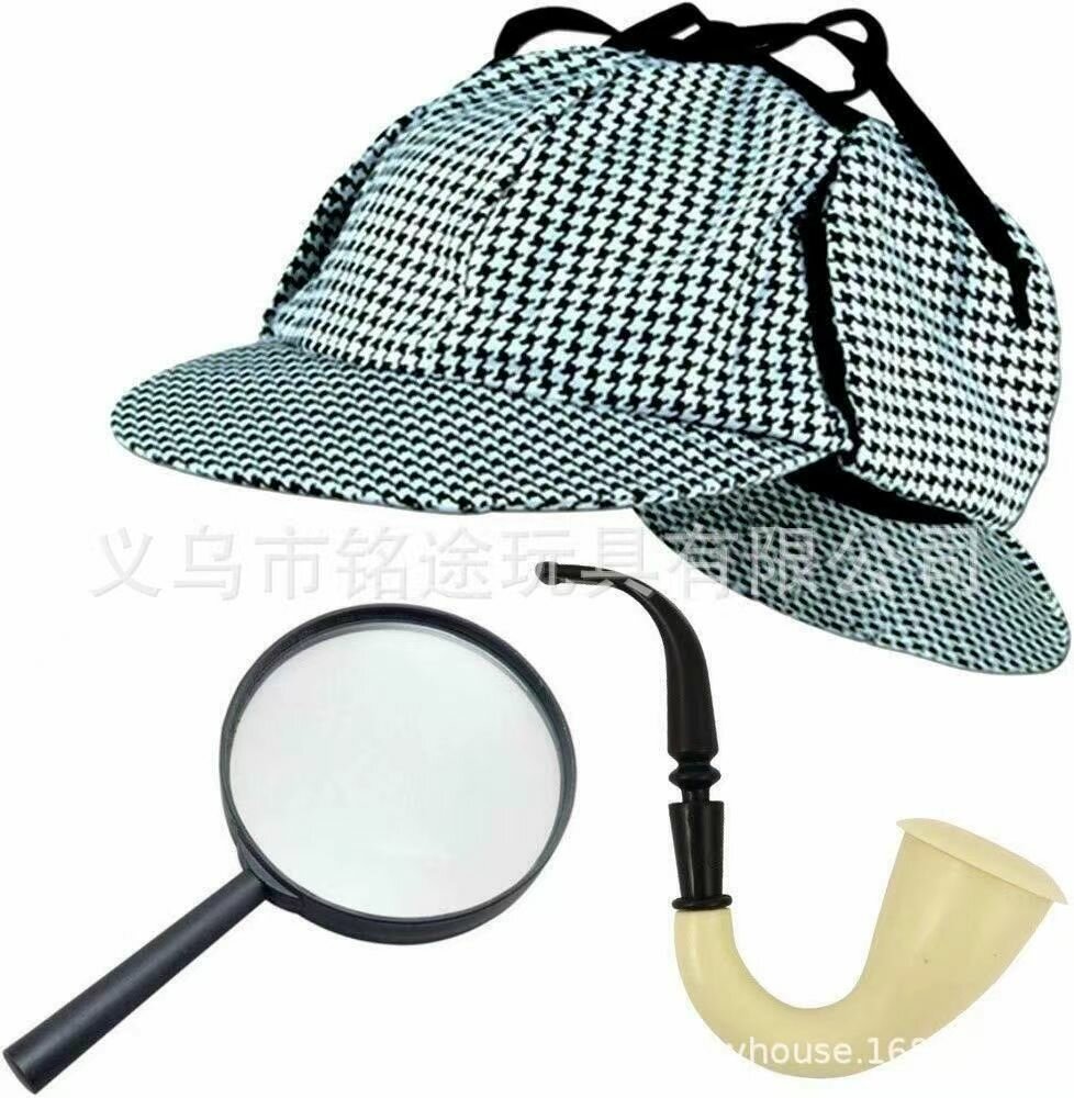 Шляпа для вечеринки Шерлок Холмс в костюме детектива