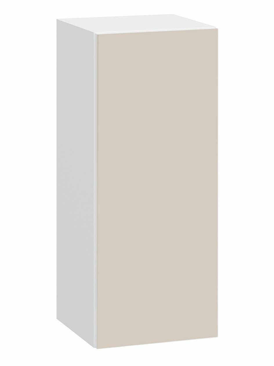 Кухонный модуль навесной, шкаф Тандем с полками, с доводчиками, 20х29.6х72 см, Белый / Меланж