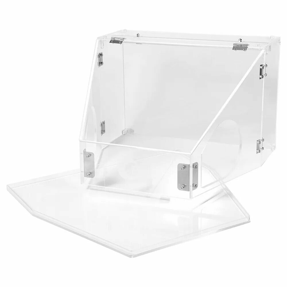 Акриловый ящик для шлифовальной пыли, пылезащитный чехол, прозрачный полировальный станок, портативный чехол для шлифовки и полировки