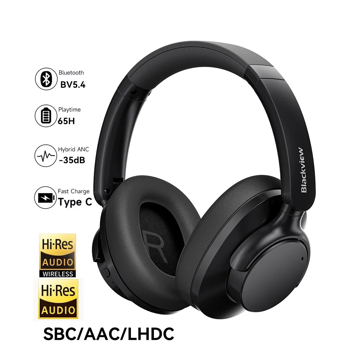 Беспроводные наушники Blackview Fitbuds H1 Black
