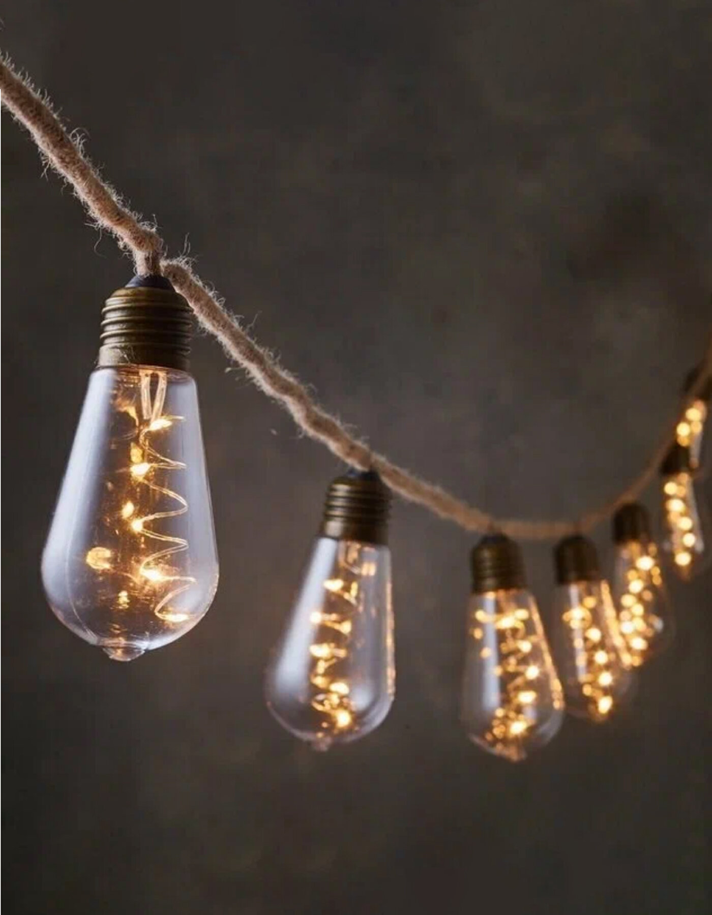 Ретро гирлянда Кроненберг, 10 ламп, теплые белые LED, 3.15 м, IP20